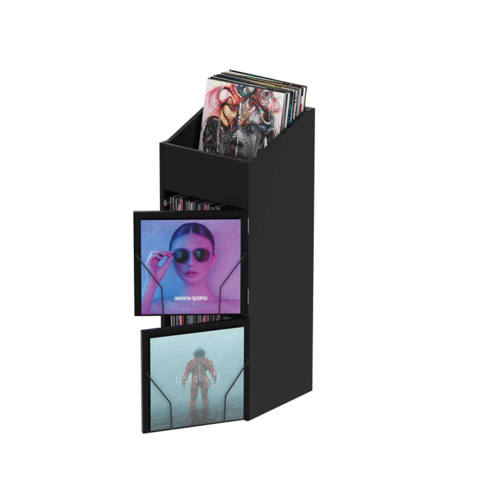 RECORD BOX DISPLAY DOOR BLACK -Porte pour Record box Noir 110/230/330