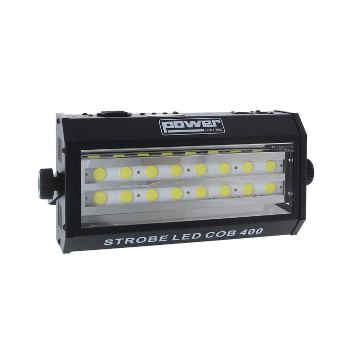 STROBE LED COB 400 - Stroboscope 400W 16 LEDS 25W - Blanc
