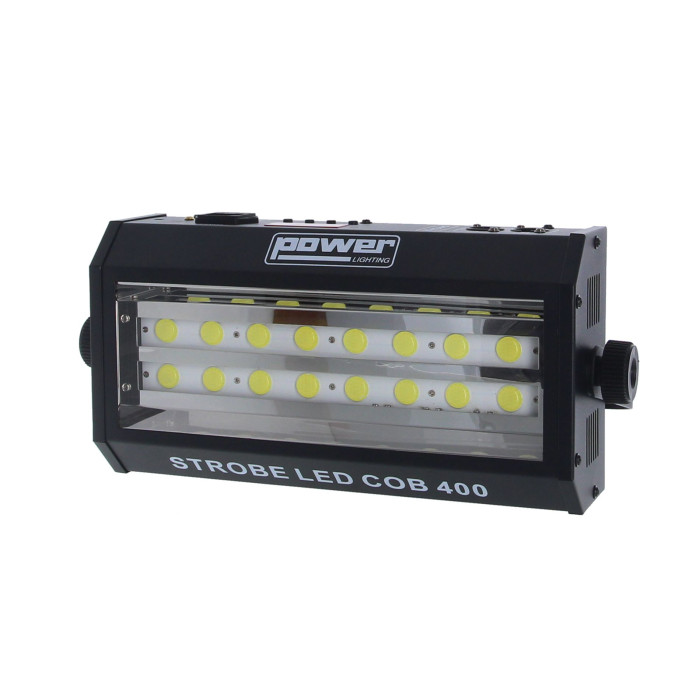 STROBE LED COB 400 - Stroboscope 400W 16 LEDS 25W - Blanc