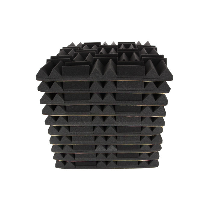 FOAM 350 ADHESIVE - Mousse Acoustique Avec Adhesif - Pack 10 Pièces