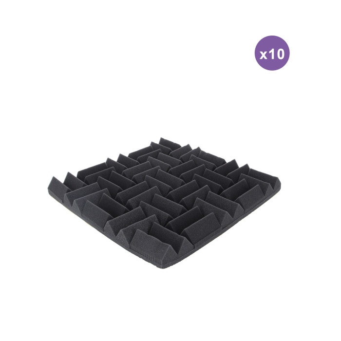 FOAM 350 ADHESIVE - Mousse Acoustique Avec Adhesif - Pack 10 Pièces