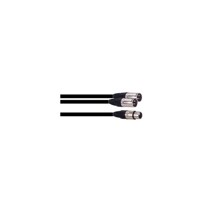 CAB 2118 - Câble 3m - XLR 3 PIN Femelle - XLR 3 PIN Mâle