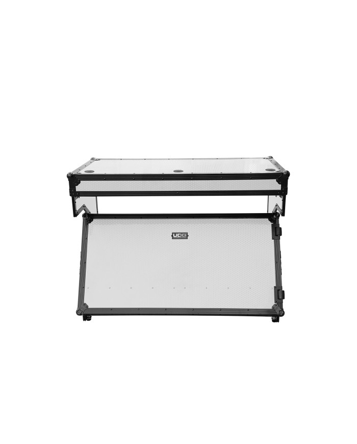 U 91072 WH - Flight Case Table DJ Z Blanc