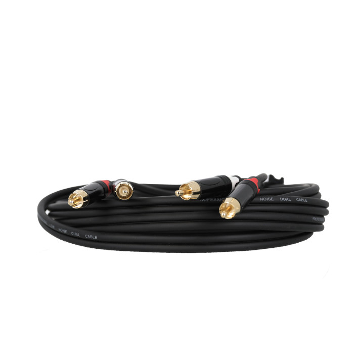 AUDIOCAB 4041 - Câble 5m - 2 RCA Mâle et 2 RCA Mâle