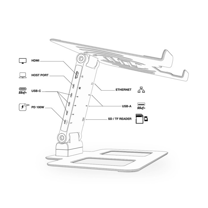 STAND HUB PRO - Stand Dj Connecté Pro