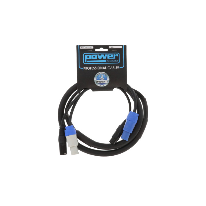 CAB 2197 - Câble 1,5m - POWERCON Mâle - POWERCON Femelle