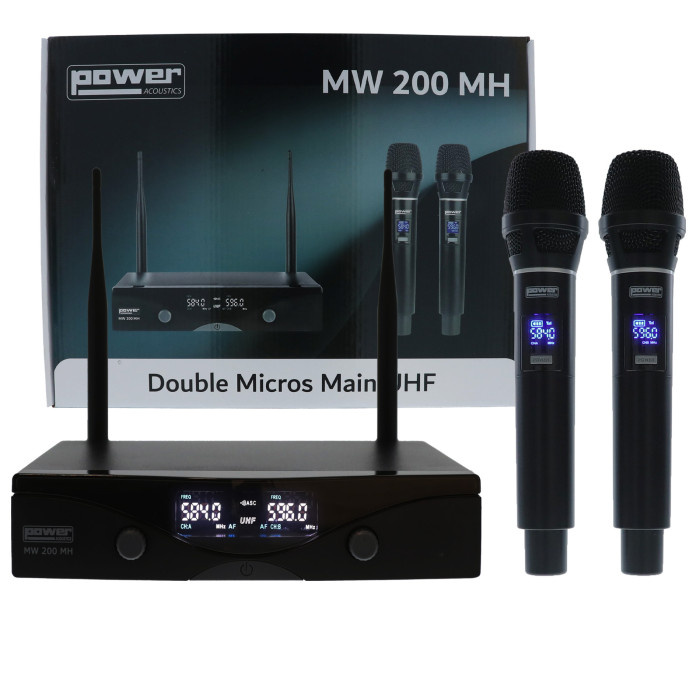 MW 200 MH - Double Micros Main Sans Fil