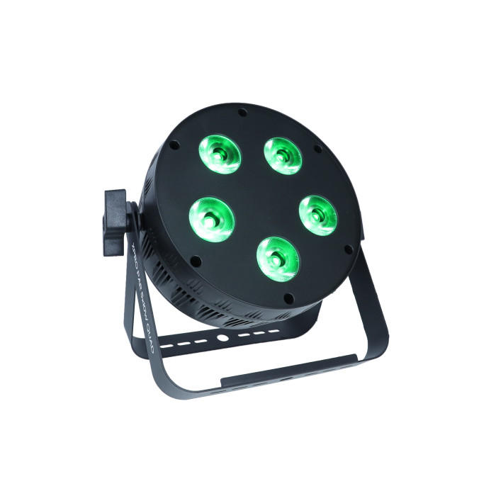 XPRO PAR 5x10W QUAD - Par Slim 5 Leds de 10W 4-en-1