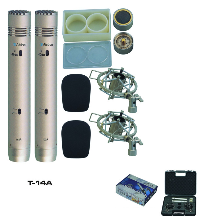 T 14A - Pack 2 micros electret